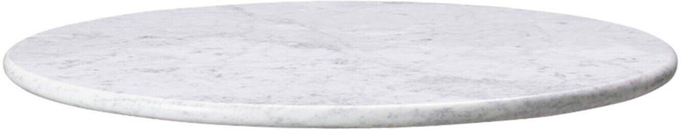 Solid Marble Carrara Round Table Top - Luxurious & Unique 800mm ...
